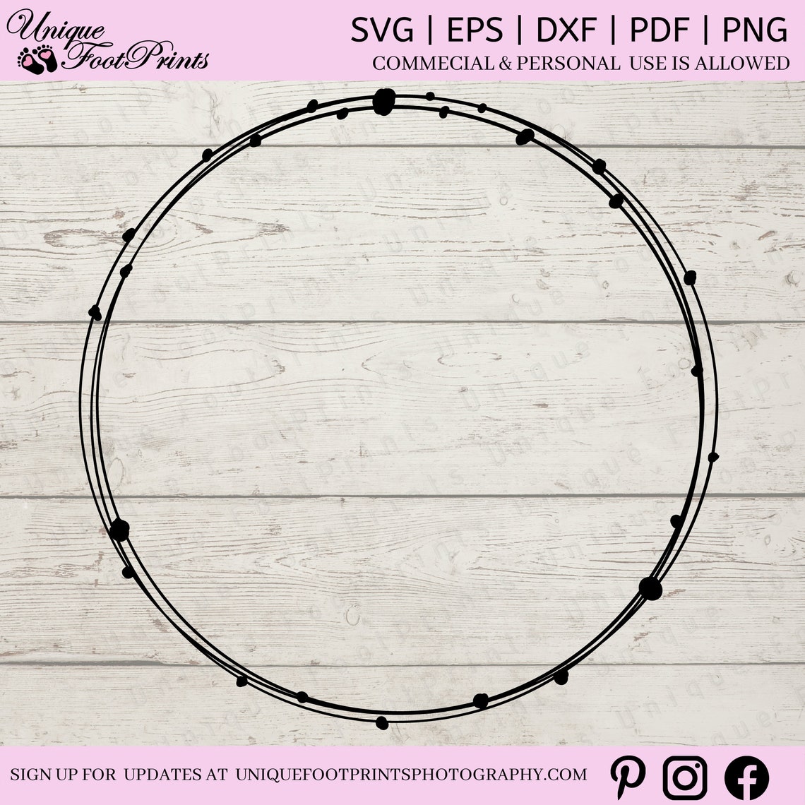 Circle SVG- Circle Frame SVG- Frame SVG- Circle Frame Png- Svg Circle ...