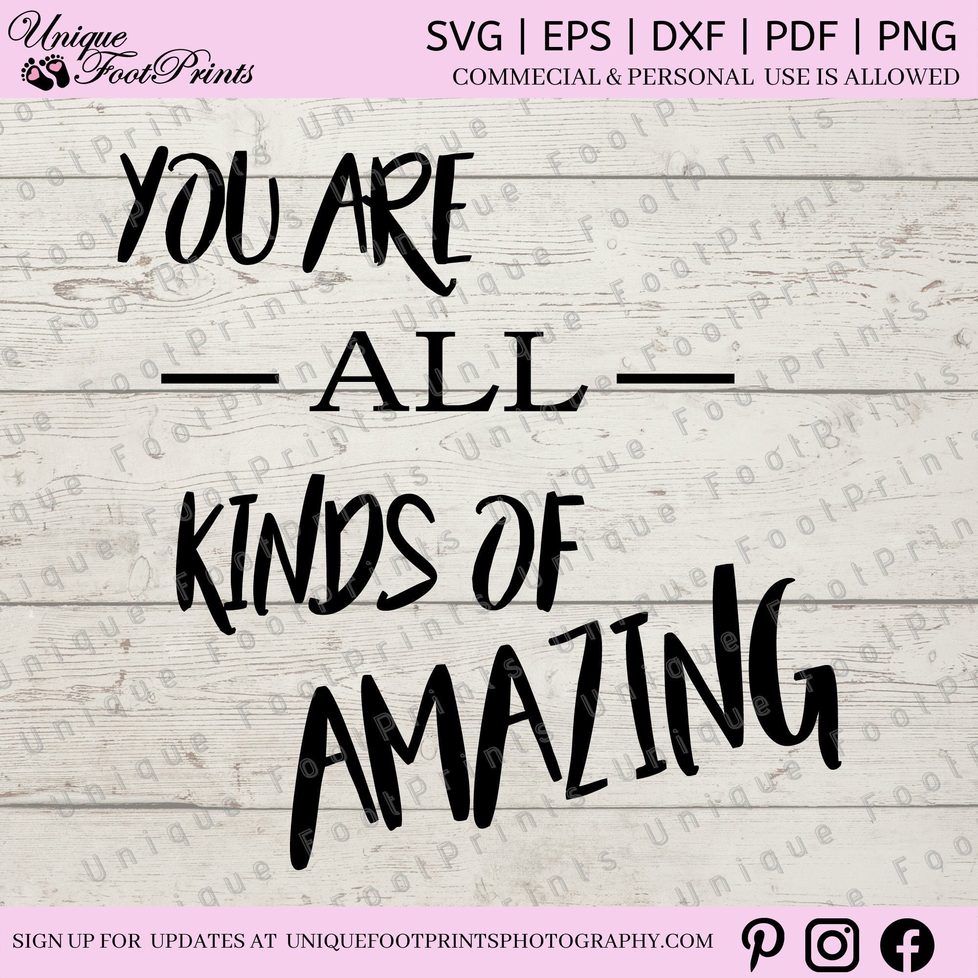 You Are Amazing SVG Inspiring Svg Motivational Svg Dxf Eps Png Pdf ...