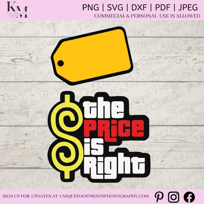 Price is Right Tags - Etsy