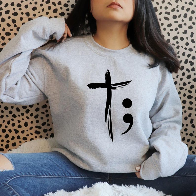 Project Semicolon SVG- You Are Enough Svg- Suicide Prevention- Suicide ...