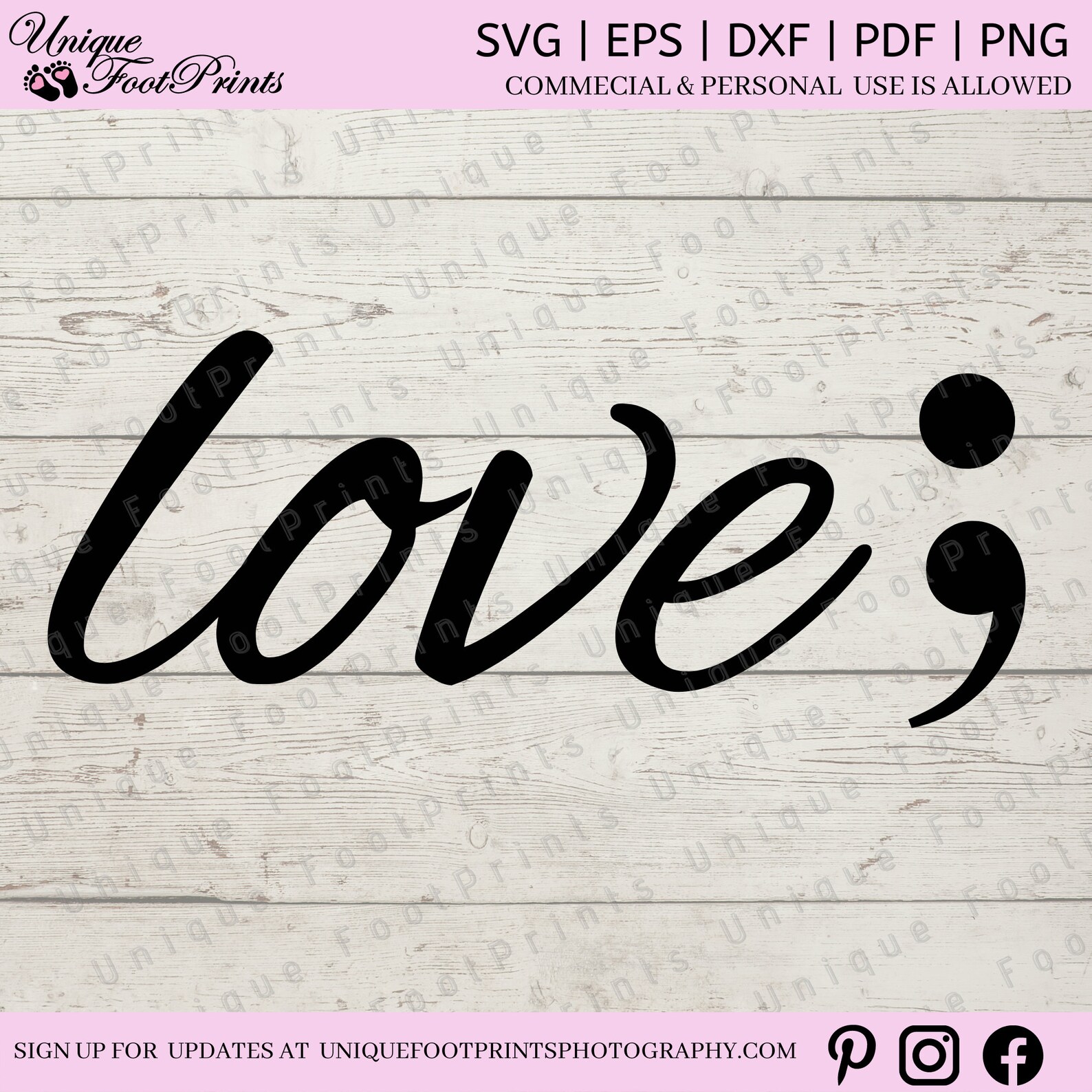 Project Semi Colon SVG- You Are Enough Svg- Suicide Prevention- Suicide ...