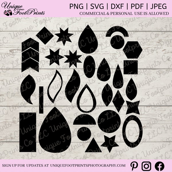 Basic Shapes Svg - Etsy
