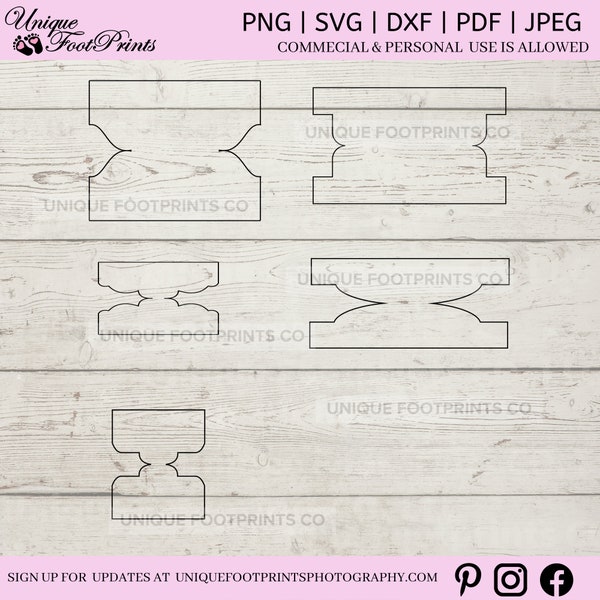 Journal Tab Template Svg - Etsy