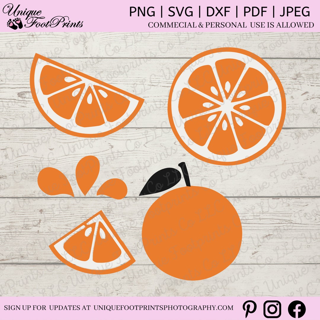 Oranges Clipart | Summer Svg | Fruit Svg | Orange Vector | Orange Svg ...