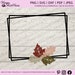 Leaves Frame | Rectangle Frame | Leaf Frame Svg File | Wedding Border ...