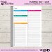 Planners Insert, Calendars, To-do List, Notes, Planner Printable ...
