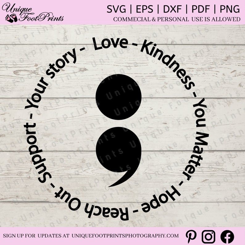 Project Semicolon SVG- Semicolon Svg-semicolon Shirt-semicolon Png ...