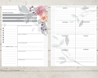 Monthly Planner Printable INSTANT Download, Discbound Calendar Layout ...