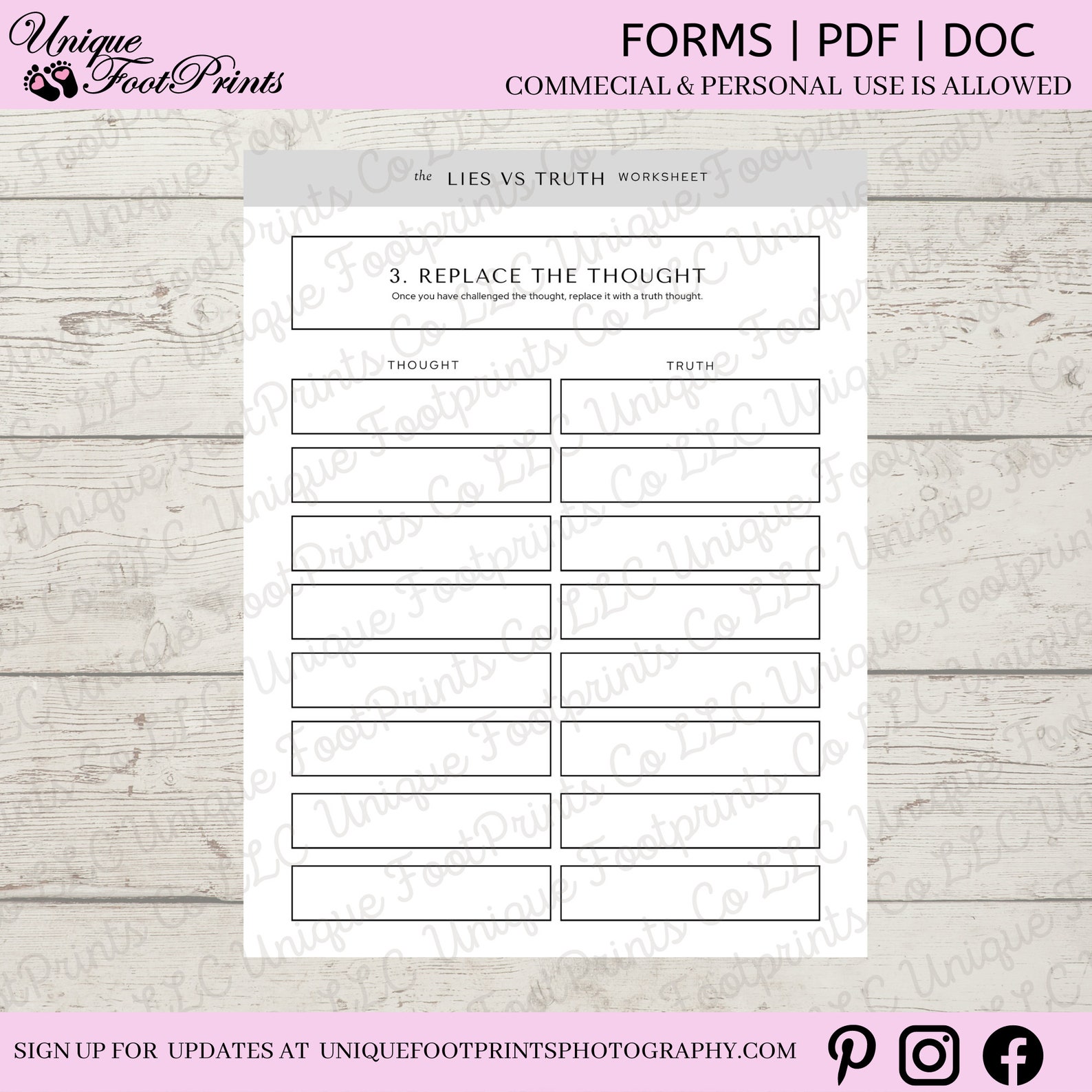 Negative Talk, Lies Vs Truth Worksheet, Lies Vs Truth Worksheets ...