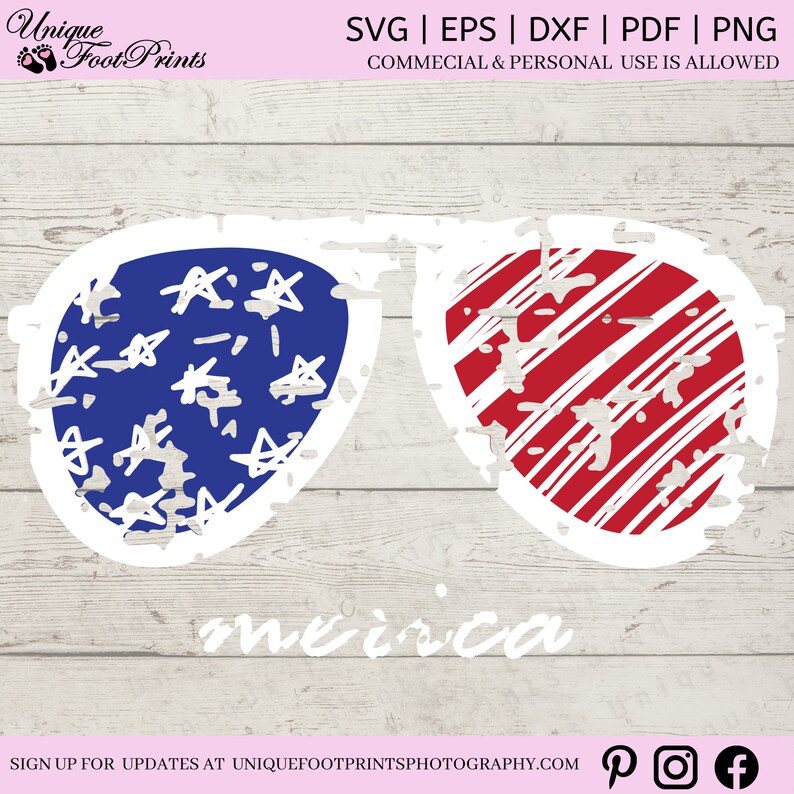 US Flag Sunglasses SVG, American Flag Sunglasses Clipart, Vector ...