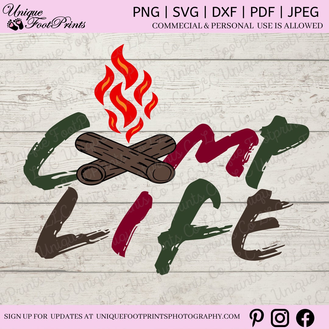 Camping SVG Camp Life Camp Sign Adventure SVG Campfire - Etsy