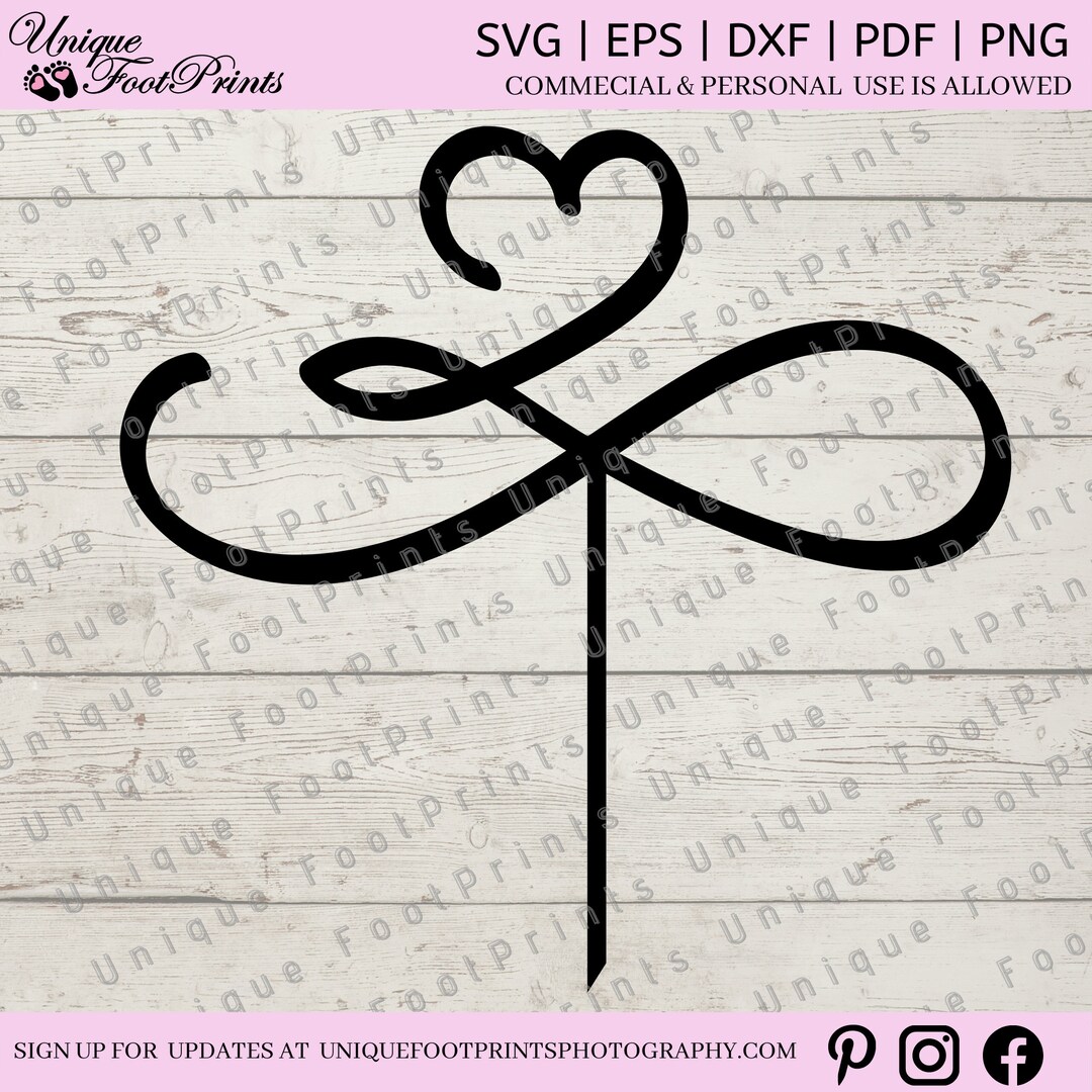 Heart SVG- Heart Cake Topper- Cake Topper SVG- Cake Topper Wedding SVG ...