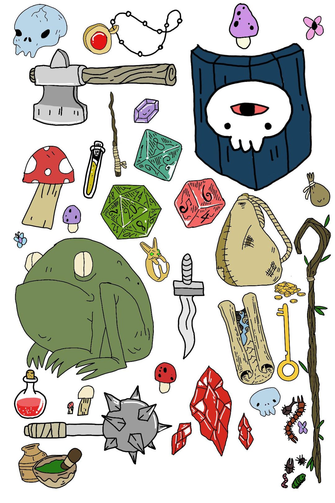 Dnd Tattoo Flash - Etsy