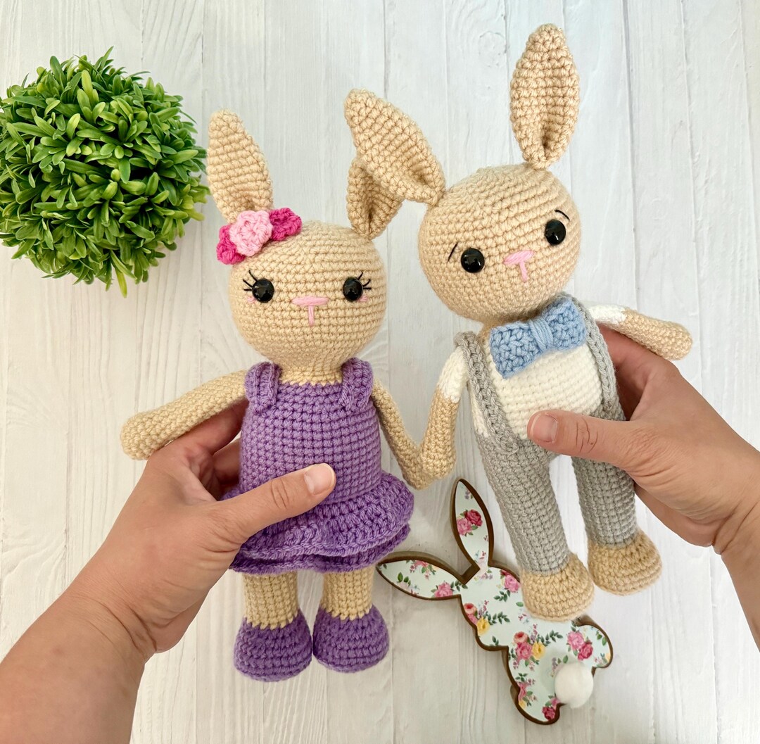 Amigurumi Bunny Crochet Pattern - PDF Instant Printable Download- Boy ...