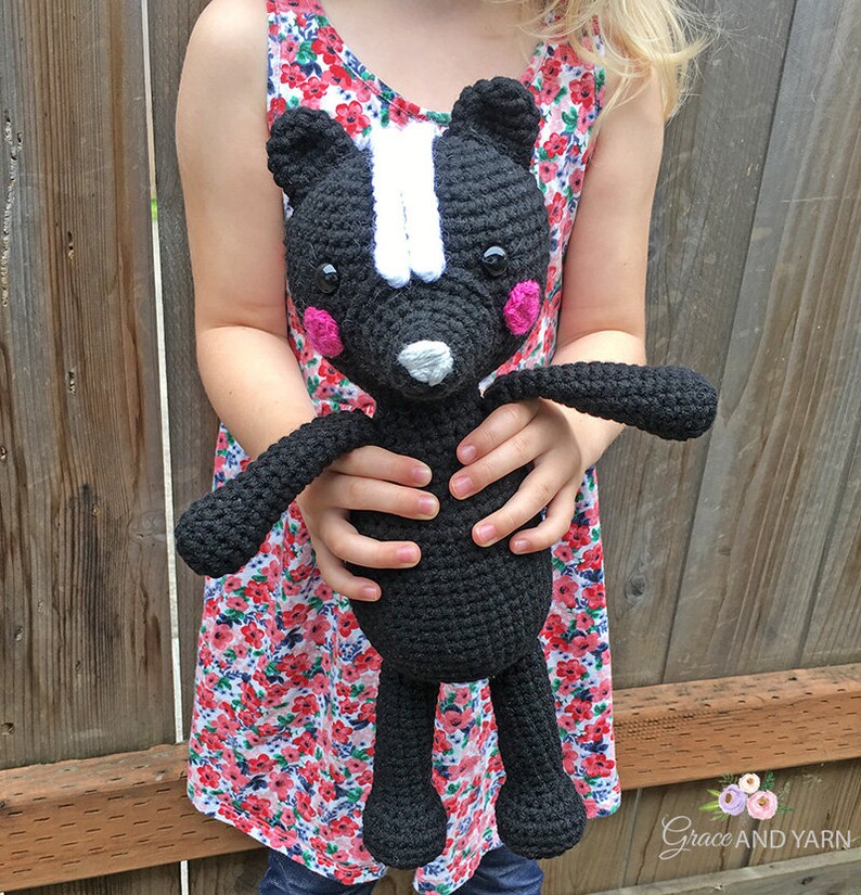 Crochet Skunk Pattern Instant Download Amigurumi Skunk PDF - Etsy