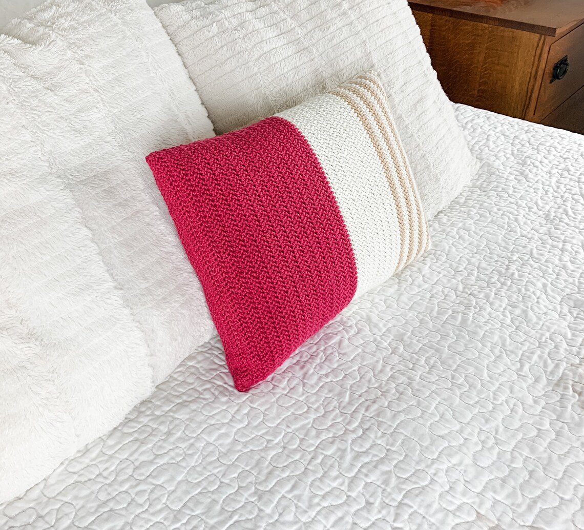 Crochet Throw Pillow Pattern Instant Download | Etsy