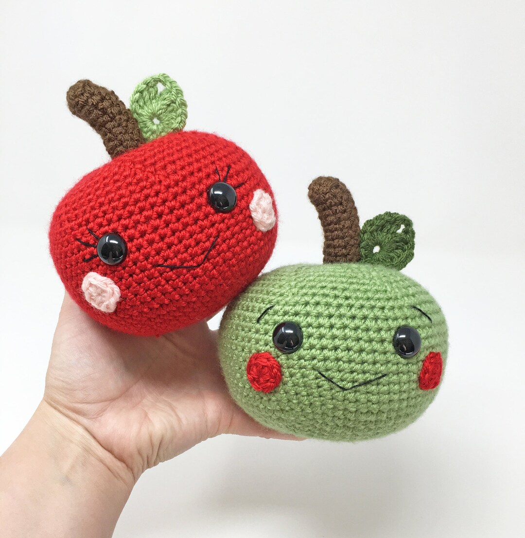 Crochet Apple Pattern - Instant Download - Amigurumi Apple Pattern - Etsy