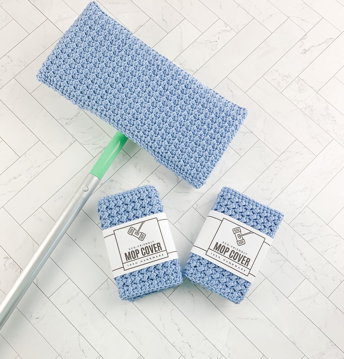 Easy Crochet Mop Cover Pattern PDF Printable Pattern - Etsy