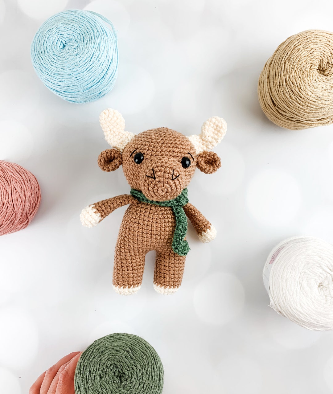Crochet Mini Moose Pattern - Instant Download - Amigurumi Pattern - Etsy