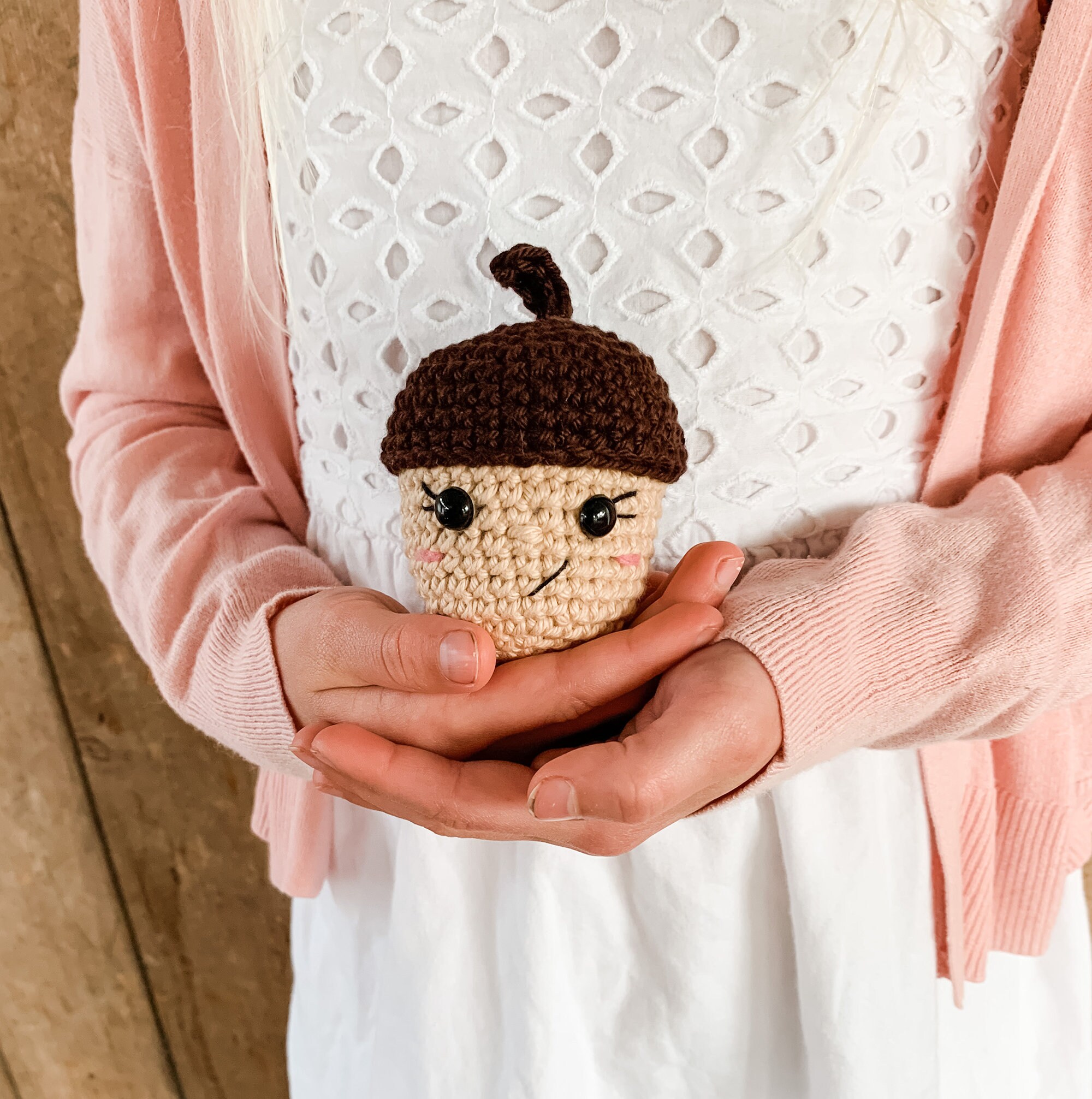 Crochet Acorn Pattern Instant Download Amigurumi Acorn | Etsy