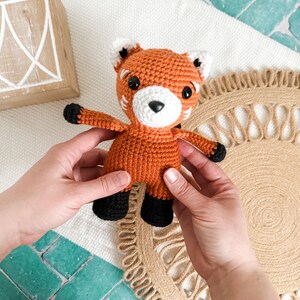 Crochet Mini Red Panda Pattern - Digital PDF Download - Amigurumi ...