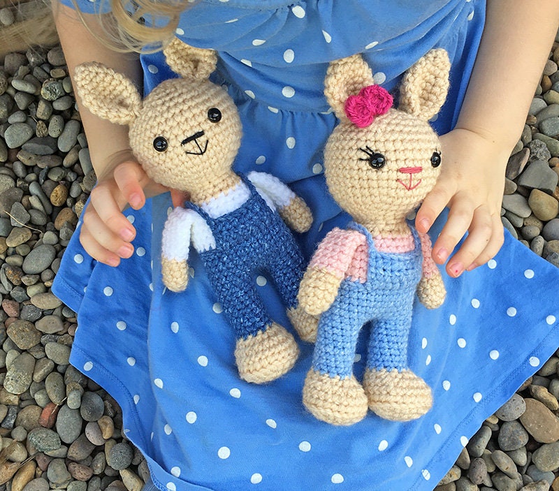 Small Crochet Bunny Pattern Instant Download Amigurumi - Etsy