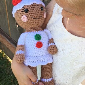 Amigurumi Gingerbread Girl Pattern - Instant Download - PDF Crochet ...