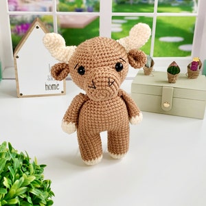 Crochet Mini Moose Pattern - Instant Download - Amigurumi Pattern - Etsy