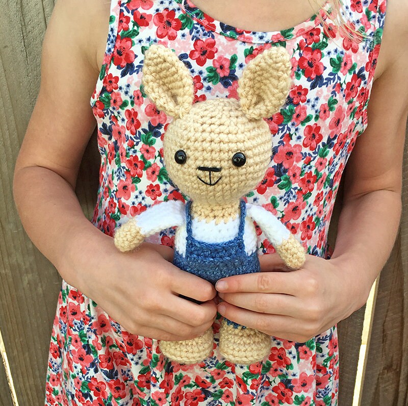 Small Crochet Bunny Pattern Instant Download Amigurumi - Etsy