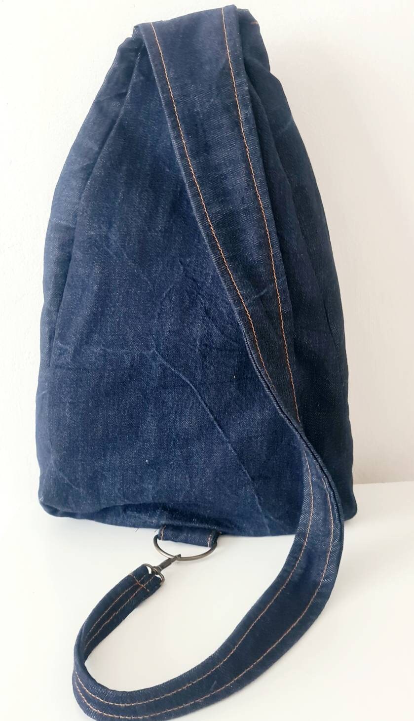 Denim Bag denim Backpack soft Denim Fashion Backpack | Etsy