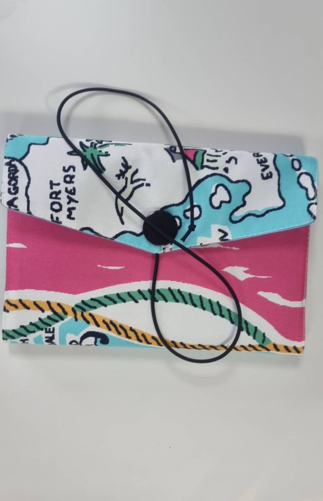 World Map Book Sleeve Book Cover Cotton Map Book Pouch - Etsy