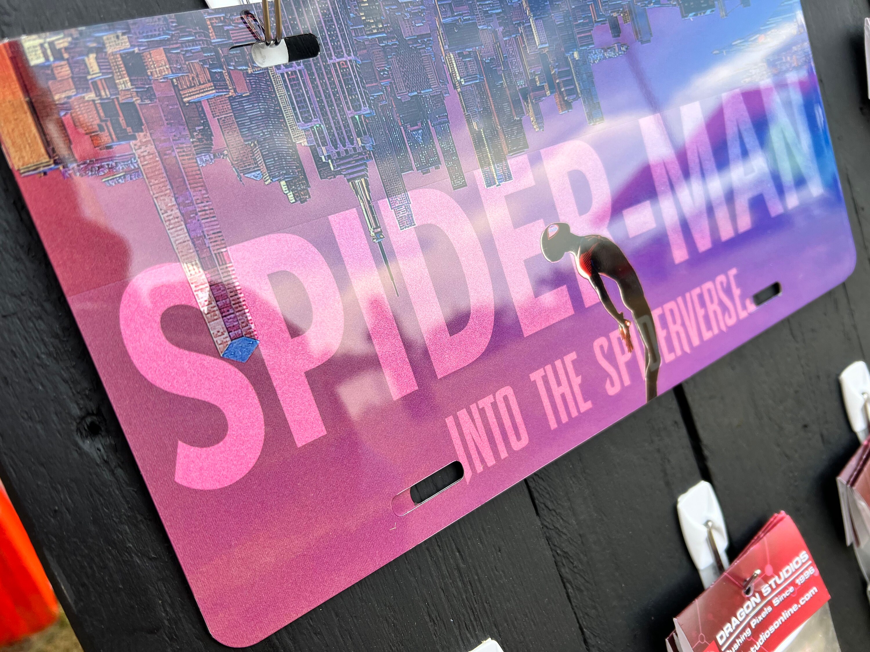 Spider-man: Into the Spiderverse License Plate - Etsy