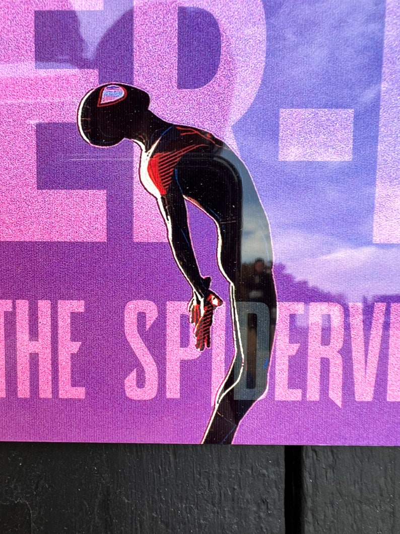 Spider-man: Into the Spiderverse License Plate - Etsy