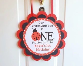Ladybug Door Sign - Etsy