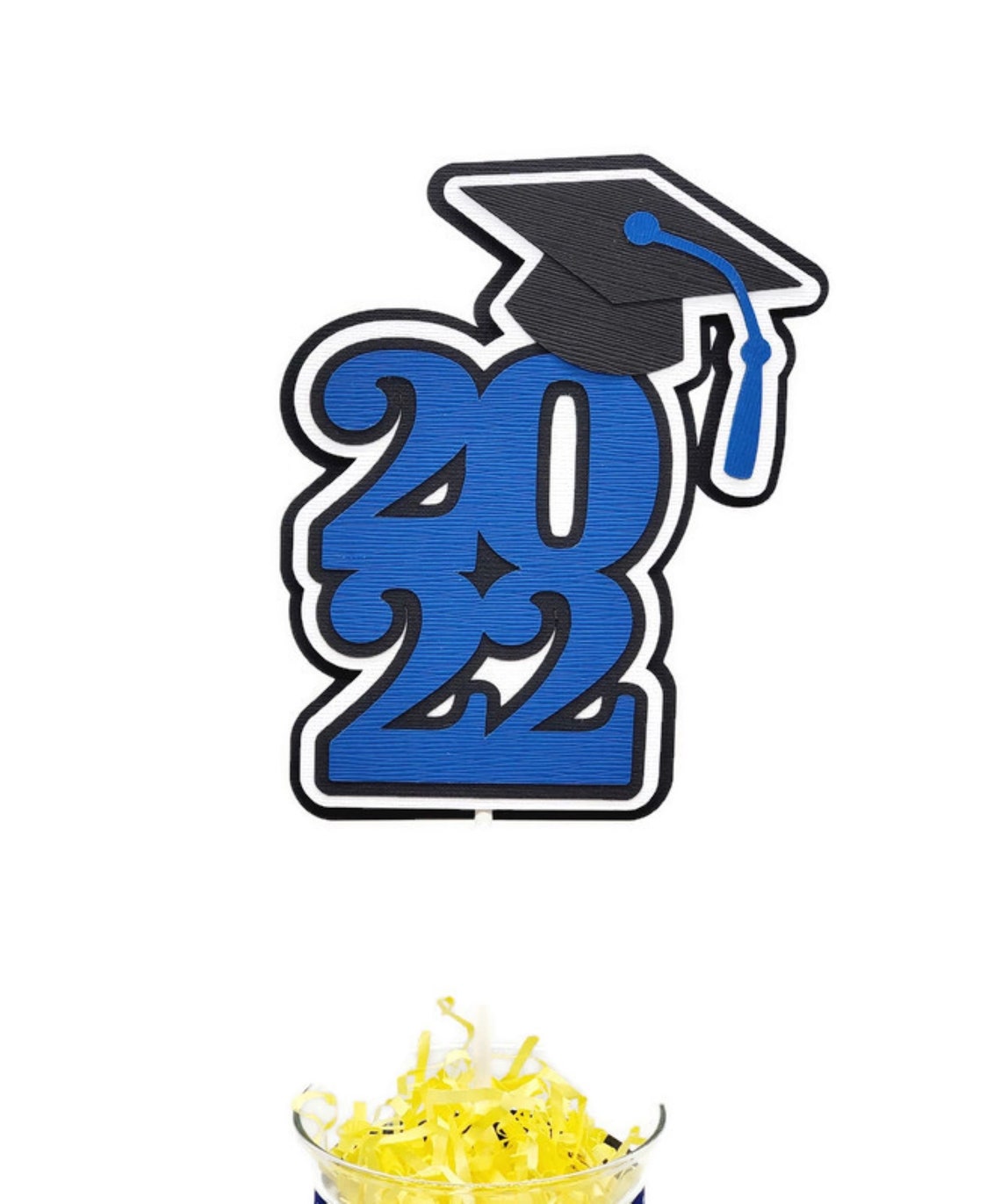 Class of 2024 Cake Topper High School College Grad Cake Topper With Cap ...