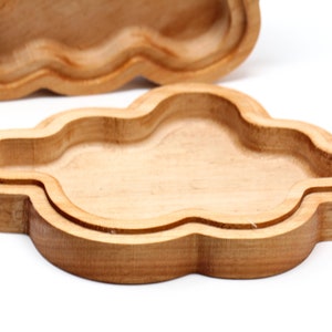 Wood Cloud Box Red Grandis (eucalyptus) Wood Keepsake, Memory, Trinket ...