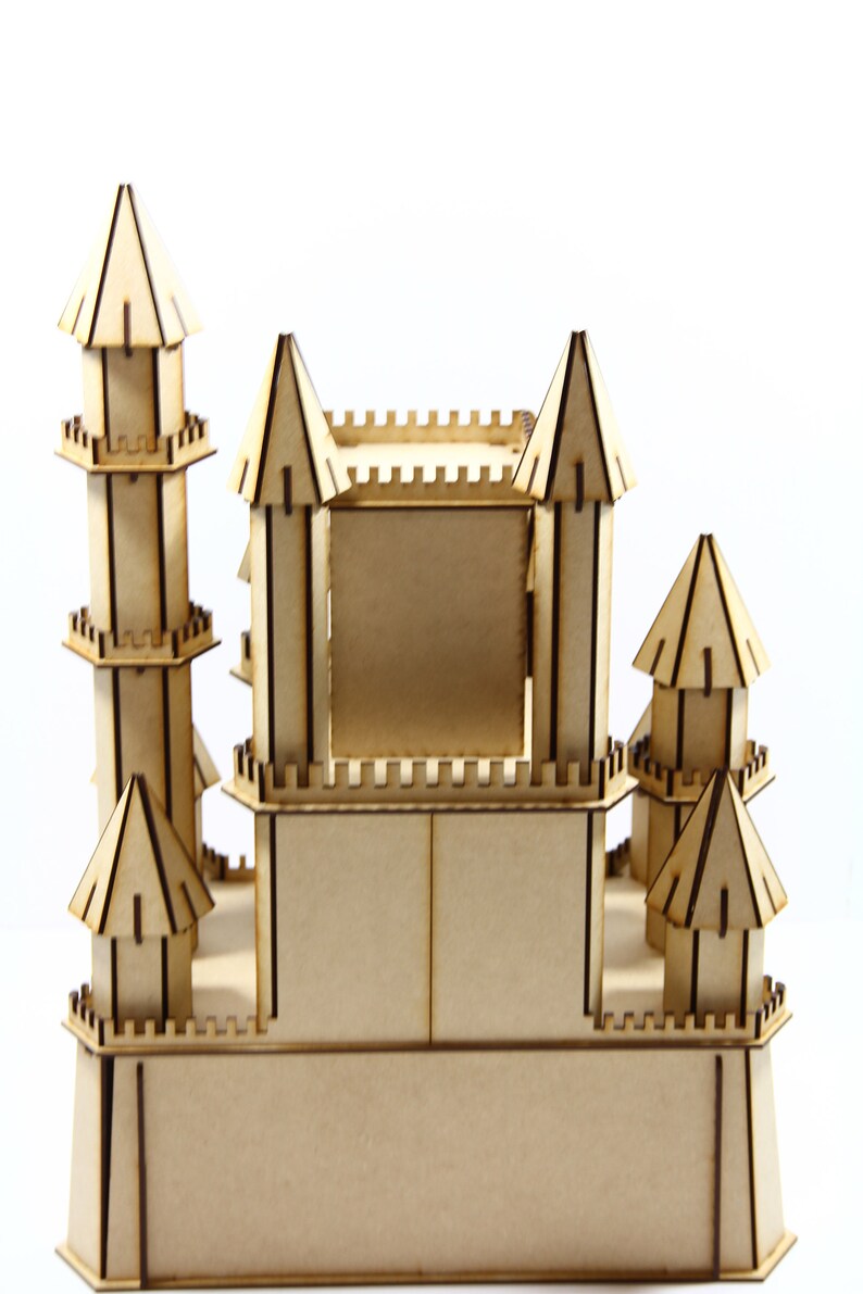 3D Castle Puzzle: Modern Medieval MDF Wood (287 Pieces) - Etsy