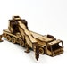 3D Crane Truck PUZZLE Heavy Lift Crane Puzzle 3mm MDF Wood Puzzle 204 ...
