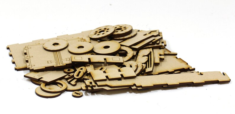 3D Puzzle Box Truck Puzzle 3mm MDF Wood Board Puzzle - Etsy