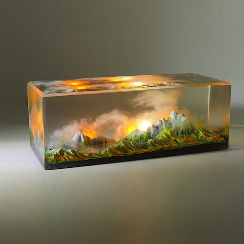 Resin Diorama Atomic Bomb Resin Sculpture Epoxy Resin Art - Etsy Australia
