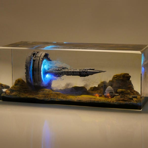 Spaceship Sculpture - Etsy