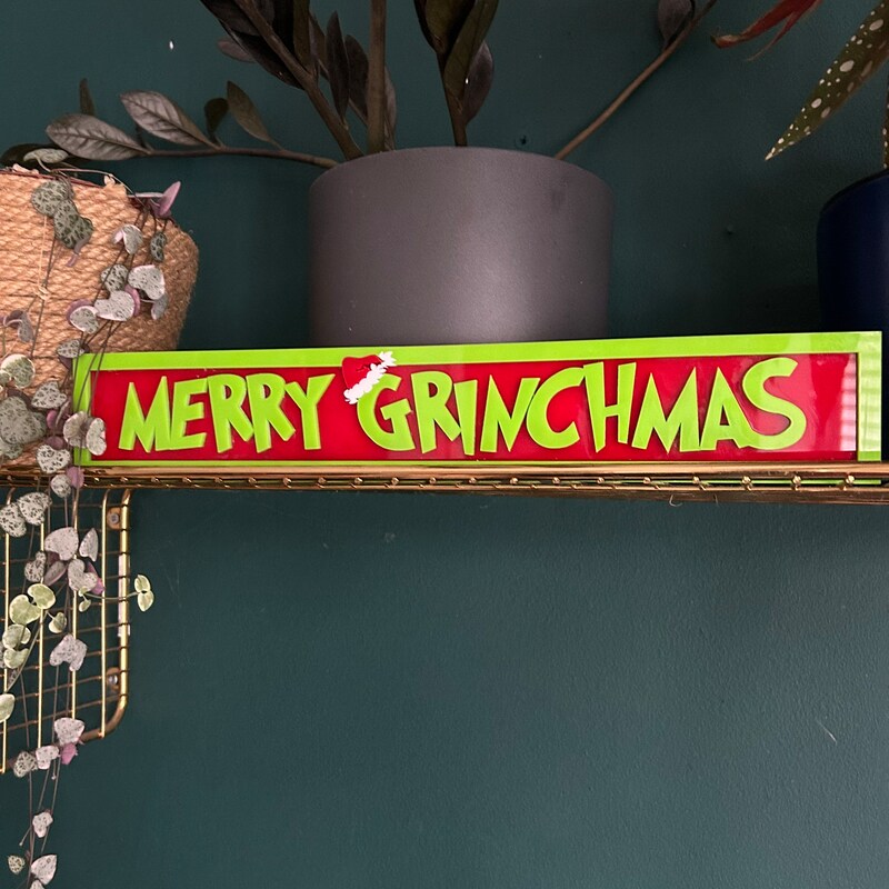Grinch Merry Christmas - Etsy
