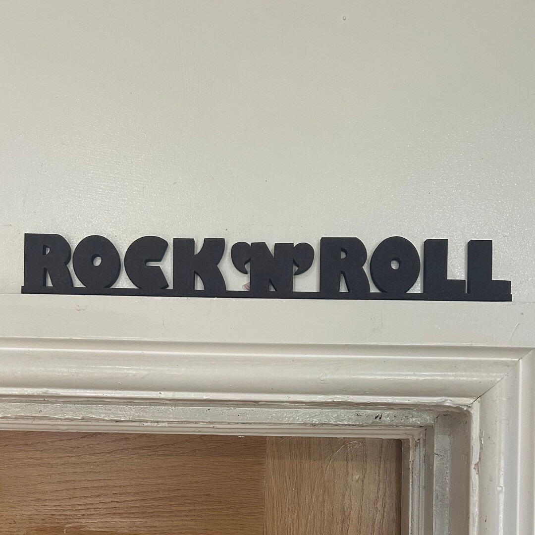 Rock N Roll Door Sign for Liam Gallagher Fans Sign for Wall, Shelf or ...
