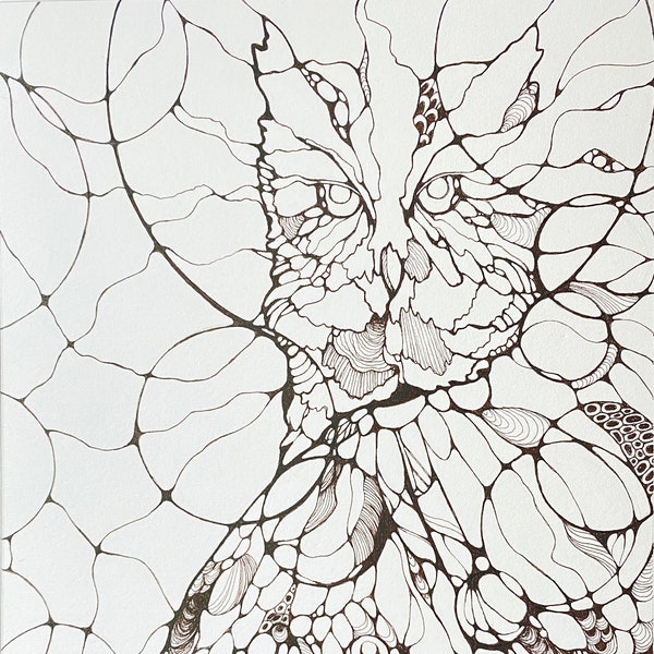 Neurographic Art Wall Art - Etsy New Zealand