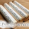 Congratulations Diploma Styles Mentos Candy Wrapper Labels, Fits 1.3oz ...
