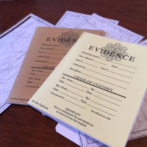 Chain of Evidence, Crime Scene, Investigation Invitation Cards ...