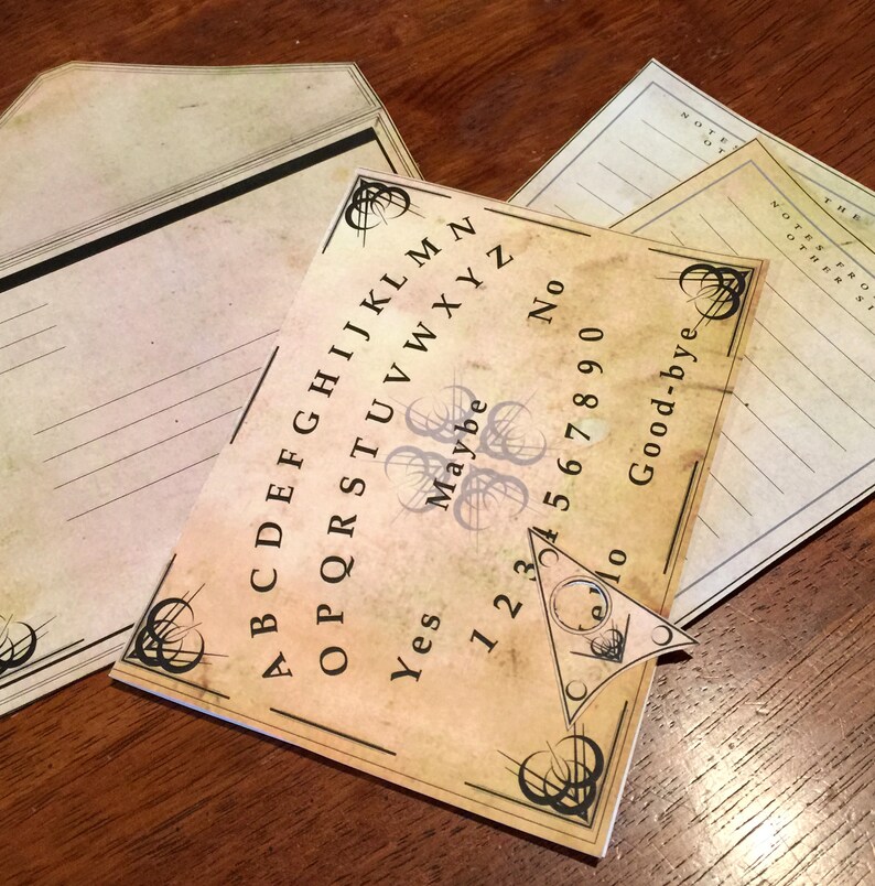 Ouija Invitation Cards Seance Themed Party Talking Spirit | Etsy