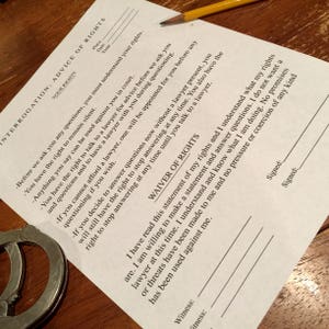 5 Pages Authentic Police Documents, Incident FBI Coroner Report ...