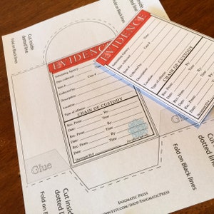 5 Piece Crime Scene Evidence Set, Yellow Markers, Envelopes, Tags ...