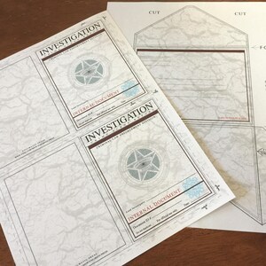 Detective Invitation Cards, Detective Party Invitation Pdf, Crime Theme ...